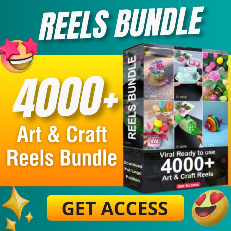 4000+ Art and Craft Reel Bundle - Digital Stock